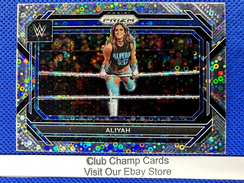 2023 #36 Aliyah Panini Prizm WWE SmackDown Silver Disco Prizm | eBay