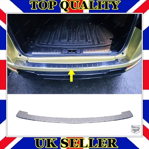 Chrome Rear Bumper Protector GLOSSY S.STEEL For RANGE ROVER EVOQUE 2011 ...