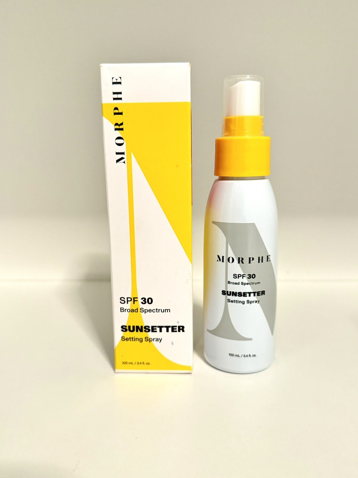 MORPHE Sunsetter Broad Spectrum SPF 30 Setting Spray 3.4 oz -NIB | eBay