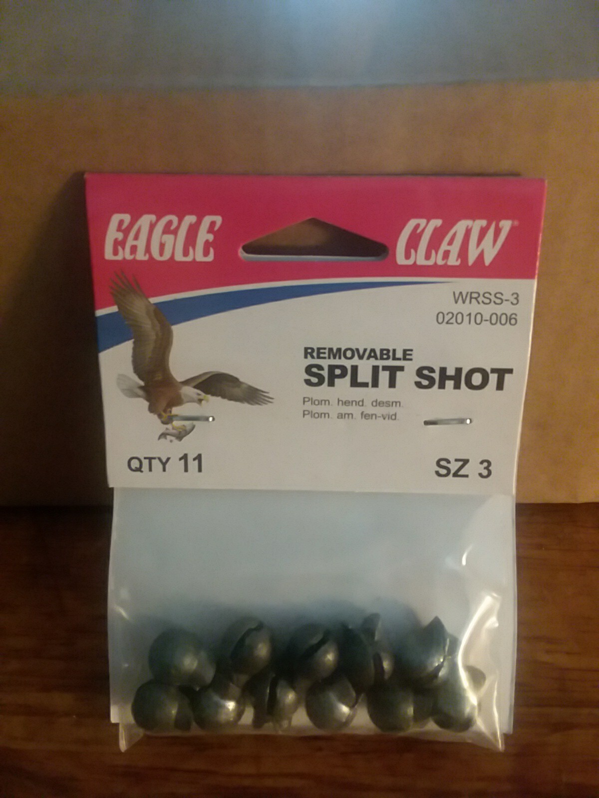 Eagle Claw 02010-006 Removable Split Shot Sinker Sz3 11bg for sale online | eBay