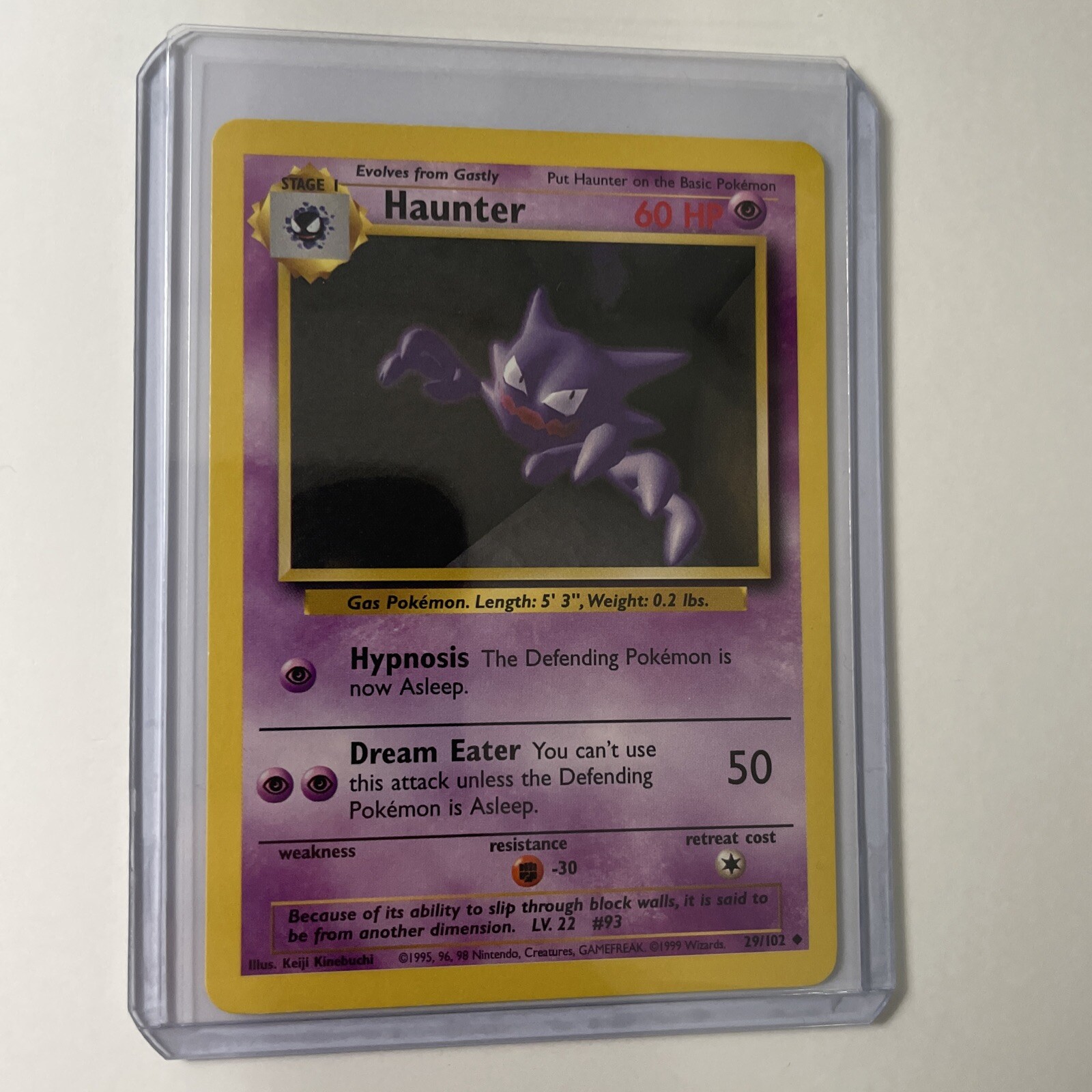 Haunter Base Set 29/102 Uncommon Pokemon Card Unlimited NM-Mint | eBay
