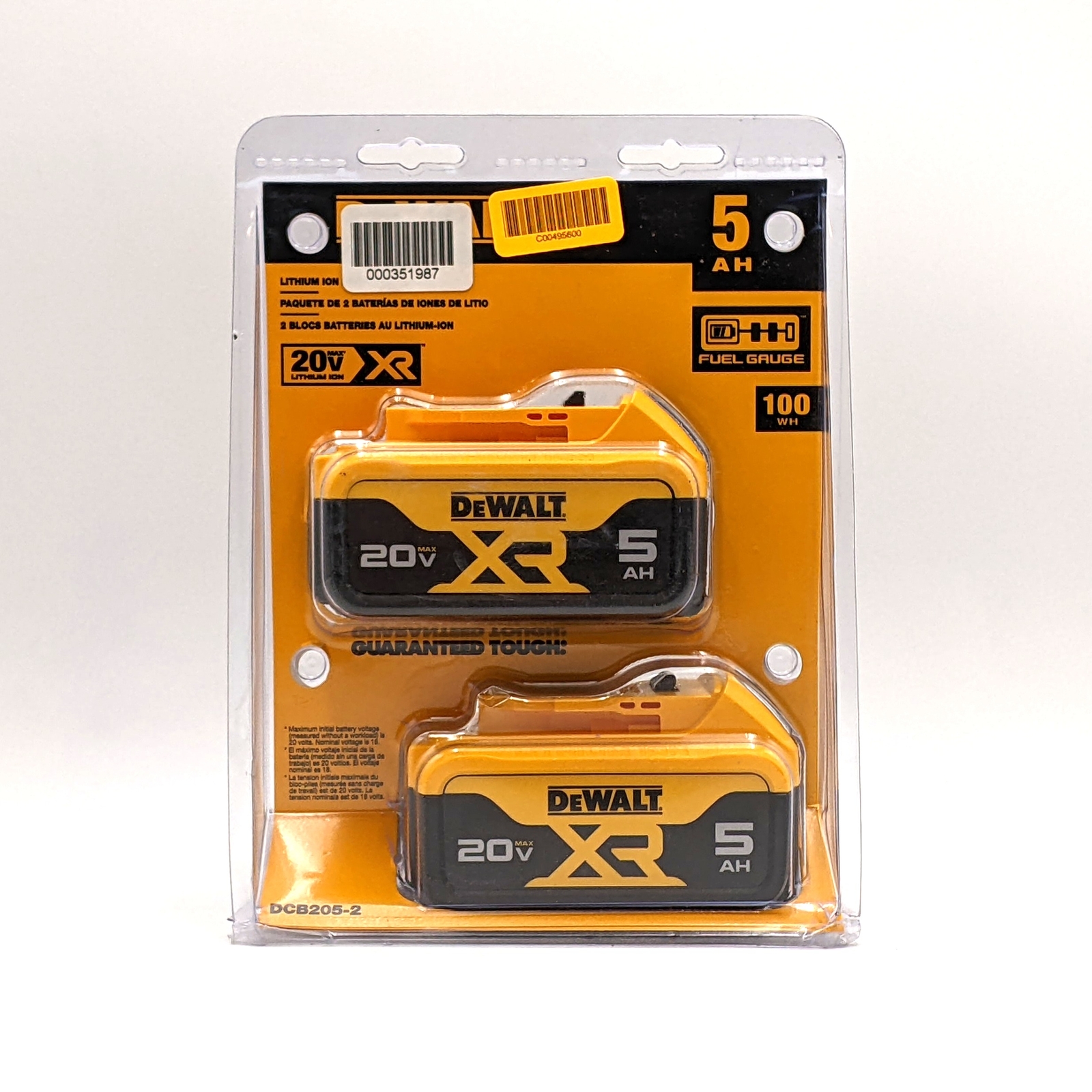 DeWalt DCB205-2 20V Lithium Ion 5Ah Power Tool Battery (2-Pack) | eBay