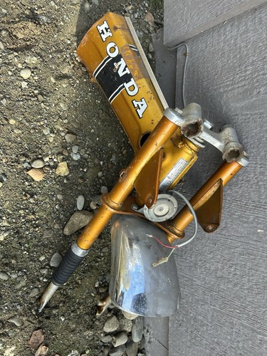 Honda Z50 CT70 Front End Fork Assembly w/ Fender, Brackets, Speedo Gear ...