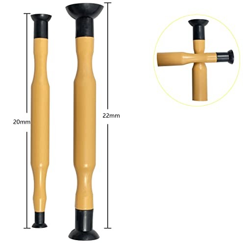 2PCS Valve Lapping Tool Set,with 4 Suction Plates Hand Lapping Grinding ...