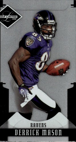 2008 Leaf Limited #8 Derrick Mason Baltimore Ravens | eBay