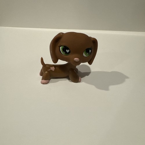 Littlest Pet Shop 556 LPS Authentic Valentines Day Dachshund Puppy Dog ...