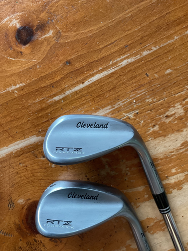 CLEVELAND Golf RTZ Tour Rack 52/10 Mid 56/10 Mid RH Wedges S400 Shaft ...