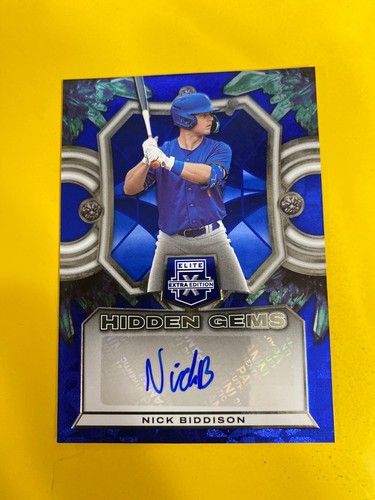 RS23956 2023 Elite Extra Edition Hidden Gems Signatures AUTO Nick ...