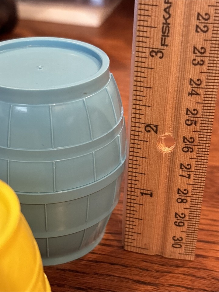 VTG Stacking Nesting Barrel 5 Plastic Childs Activity Educational Toy ...