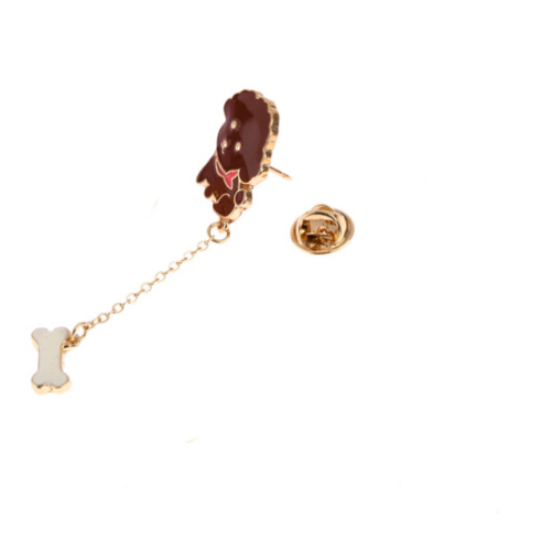 ENAMEL PINS CHAIN Accessory Women Collar Brooch Pendant Birthday ...