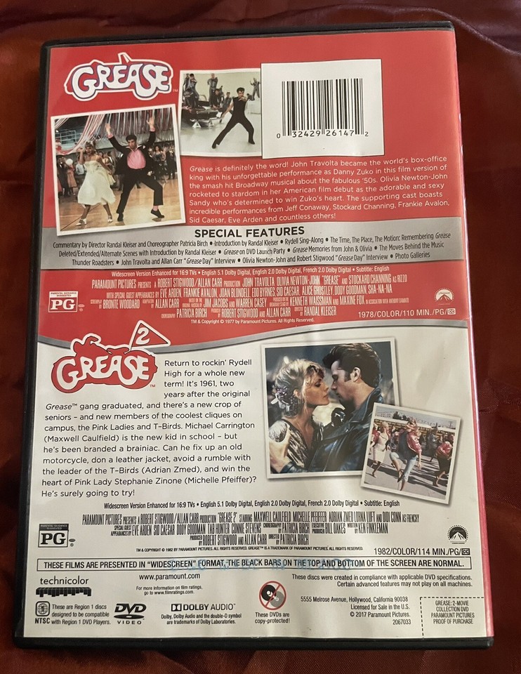 We Go Together 2-Pack: Grease / Grease 2 (DVD, 1982) 32429261472| eBay