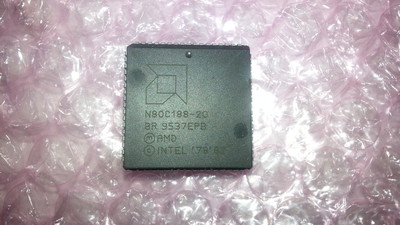 AMD N80C188-20 CPU 16-Bit 5V 20MHz PLCC-68 Vintage Microprocessor Buy2Get1FREE! | eBay