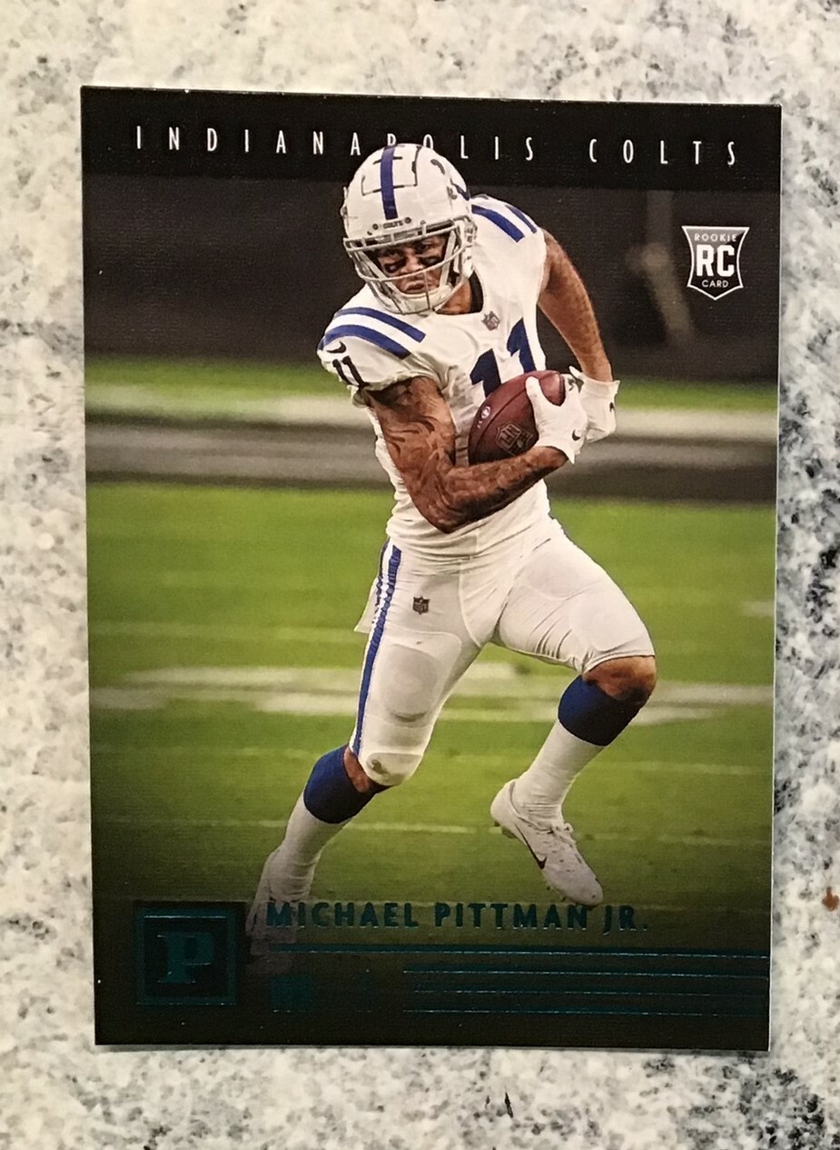 Michael Pittman Jr 2020 Chronicles Panini RC Green Parallel #PA-21 Free ...