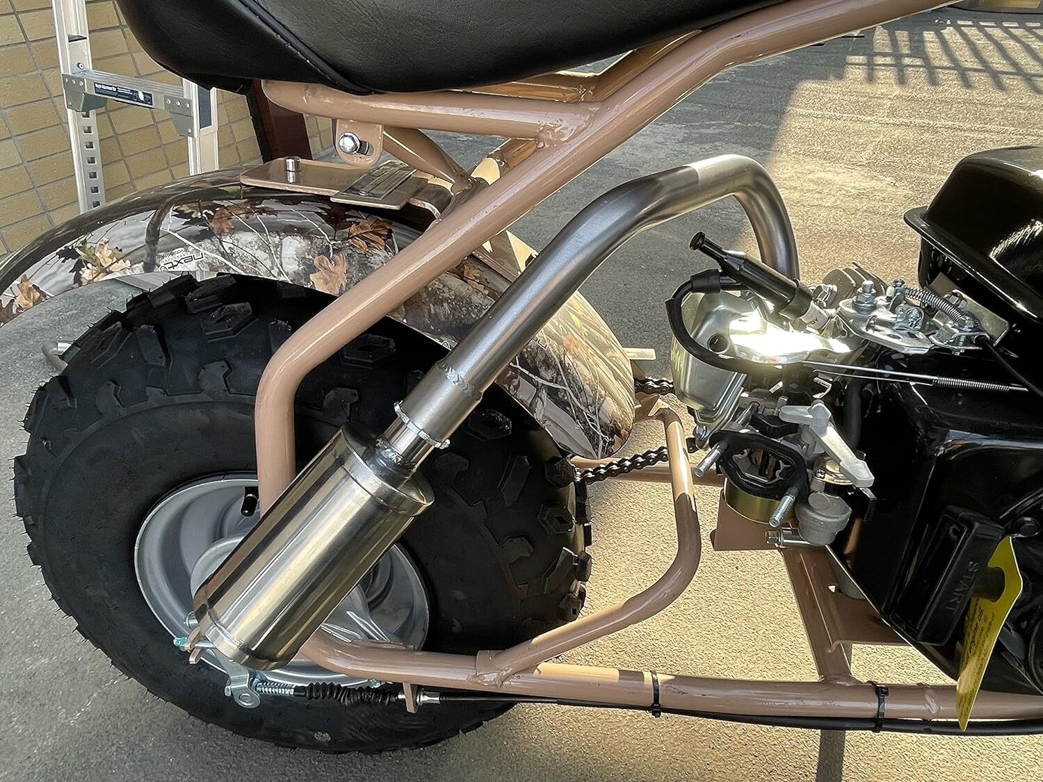 Exhaust Muffler For Predator 196cc 212cc Go Kart Mini Bikes Honda GX160 ...