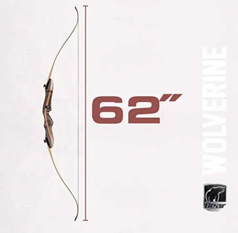NEW Bear Archery Wolverine Recurve Bow Takedown 62" 29 LBS RH GREAT ...