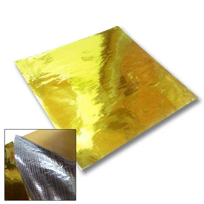 1 PC 20"X20" METALLIC GOLD HEAT REFLECTOR REFLECTIVE BARRIER TAPE PAPER ...