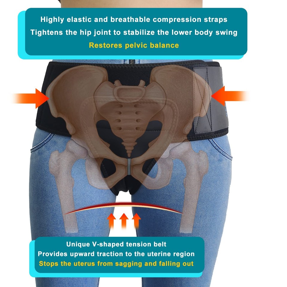 Pelvic Support Belt Uterus Support Belt Women's Brace for Treating ...