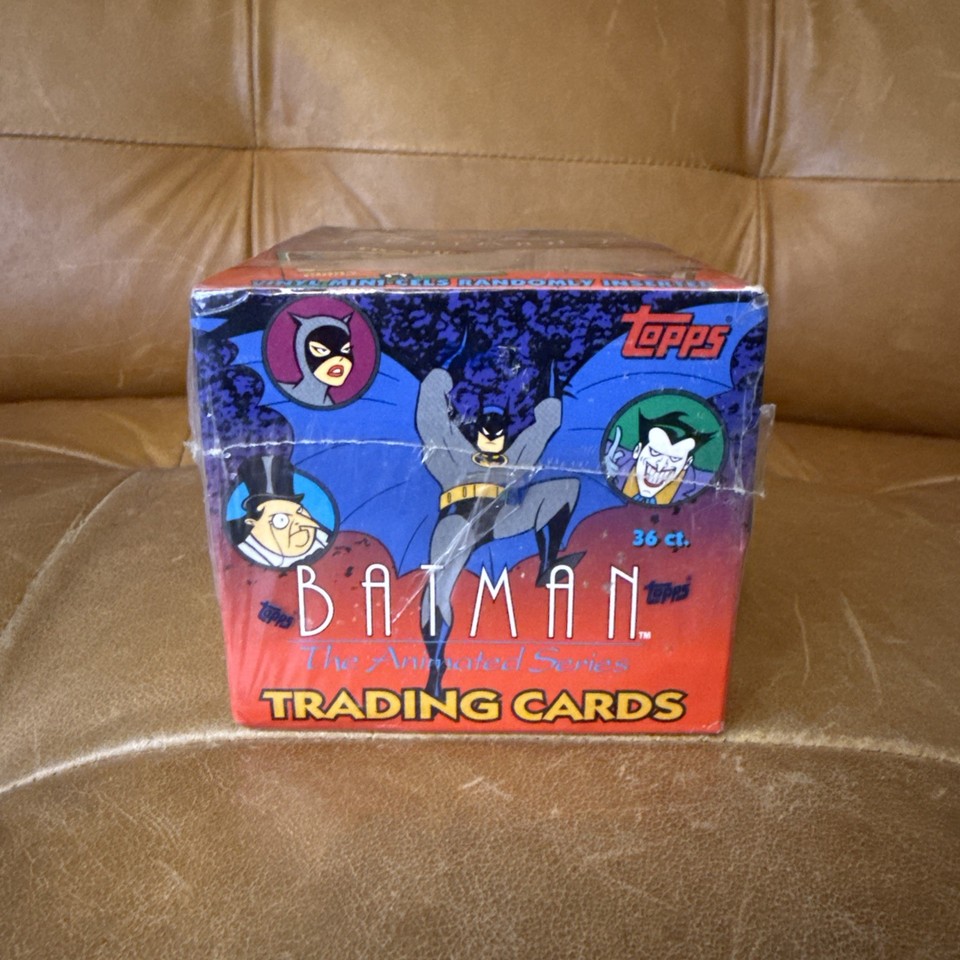 1993 Topps Batman The Animated Series 1 Trading Cards Sealed Box of 36 ...