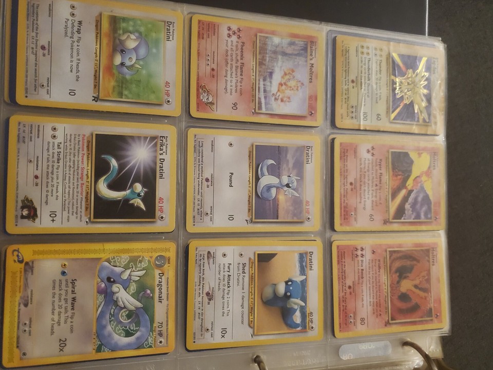 Pokemon Base set cardswith holographic, foil, 1st editions, trainer ...