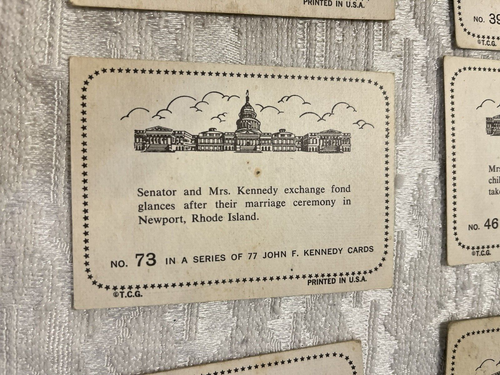 Vintage 1964 Topps John F. Kennedy Trading Cards Lot of 17 Various ...