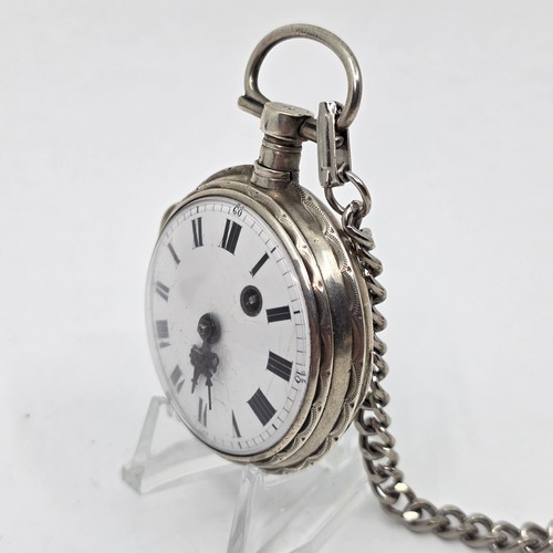 16th Century Key Wind Chain Drive Fusee Silver Pocket Watch CLEAN ...
