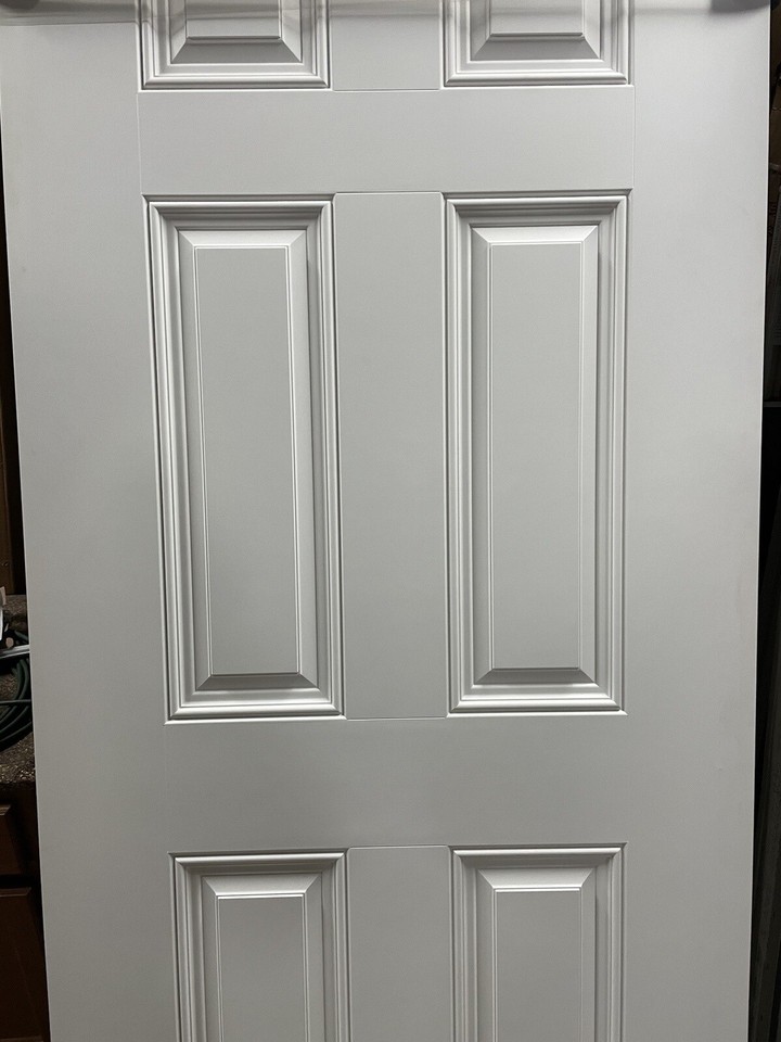 4 - 30” Jeld Wen 3 Pnl Solid White Int Door, 1 Ext White/wood 36 ...