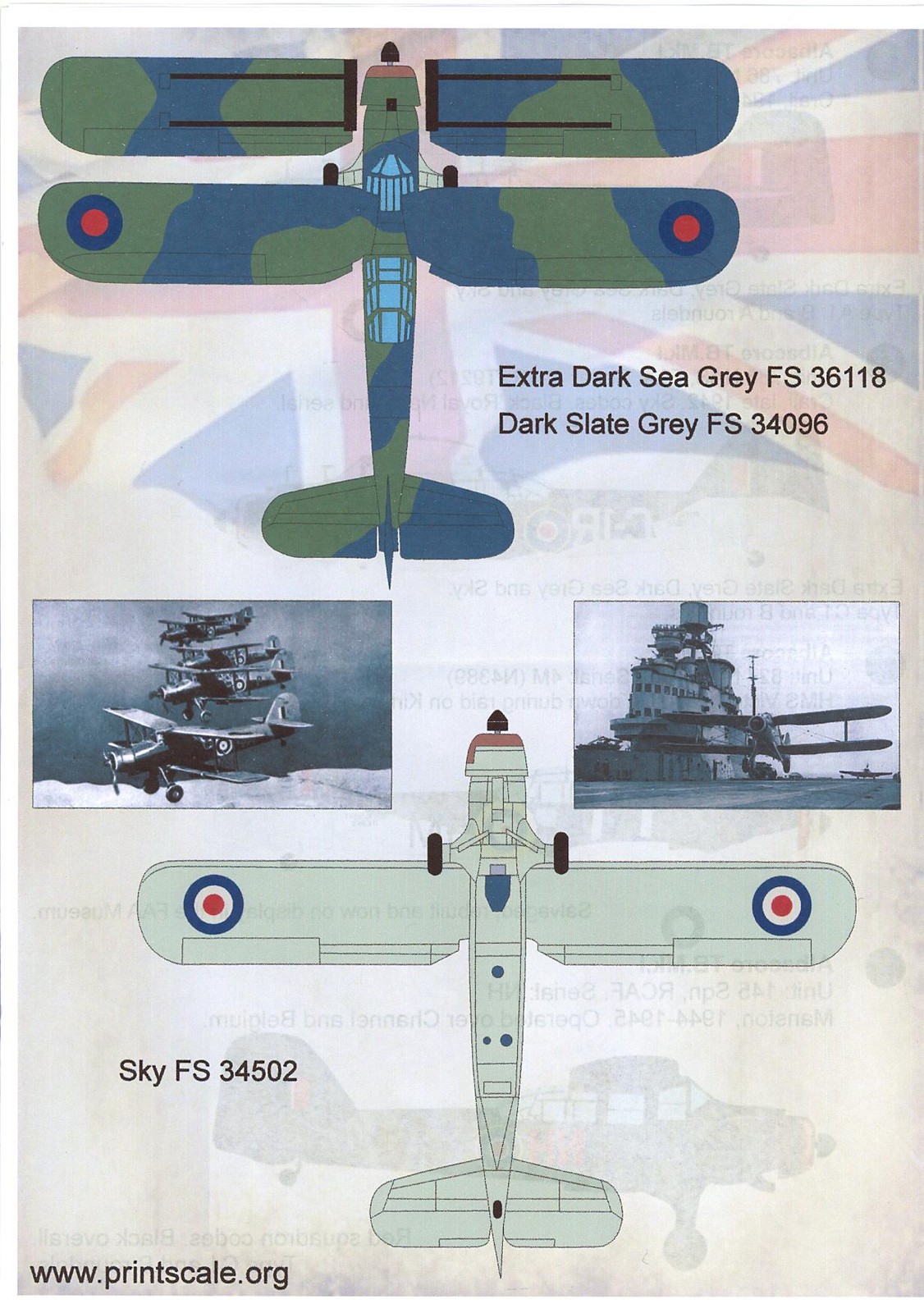 Print Scale Decals 1/72 FAIRY ALBACORE British WWII Torpedo Bomber | eBay