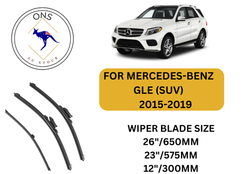 WIPER BLADES FOR Mercedes-Benz GLE-Class 2015 - 2019 (W166) SUV | eBay ...