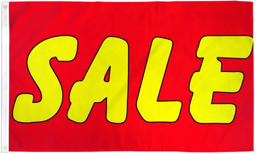 Sale Flag 3x5ft Sale Banner Sign Advertising Sale Flag Red Yellow | eBay
