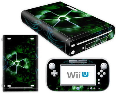 Nintendo Wii U Skin Design Foils Sticker Screen Protector Set - Nuclear ...
