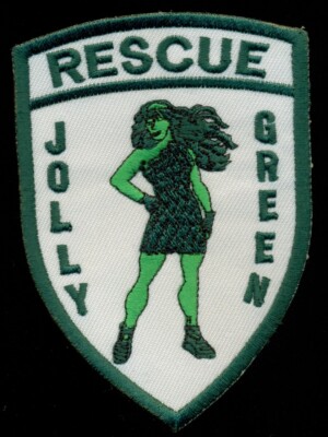 USAF 33rd Rescue Squadron Lady Jolly Green Patch K-8 | eBay