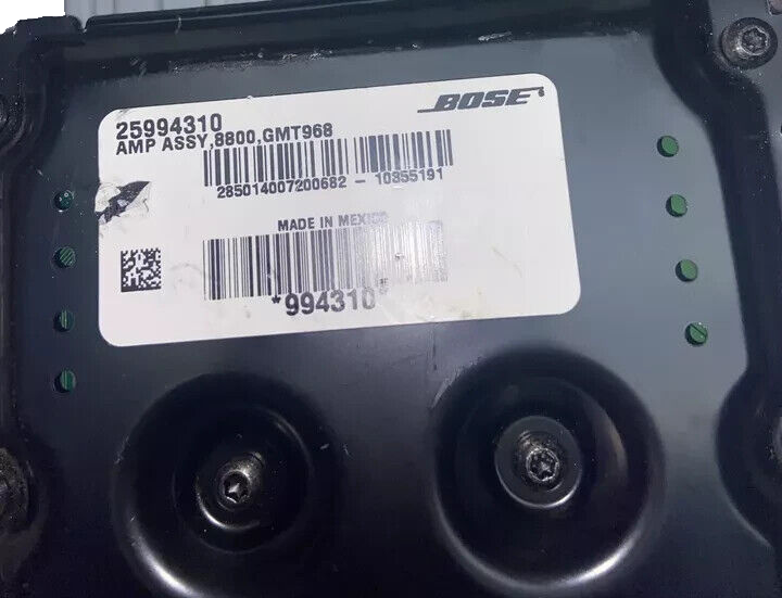 10-16 GMC Acadia Chevy Traverse Bose Amplifier 25994310 Audio Stereo ...
