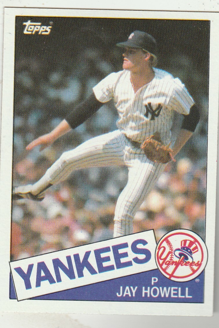 FREE SHIPPING-MINT-1985 Topps #559 Jay Howell Yankees PLUS BONUS CARDS ...