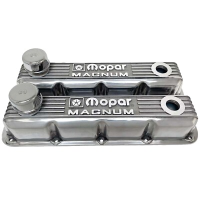 NOS Mopar Magnum Valve Cover Set, 5.2L / 5.9L V8 - Polished, Classic ...