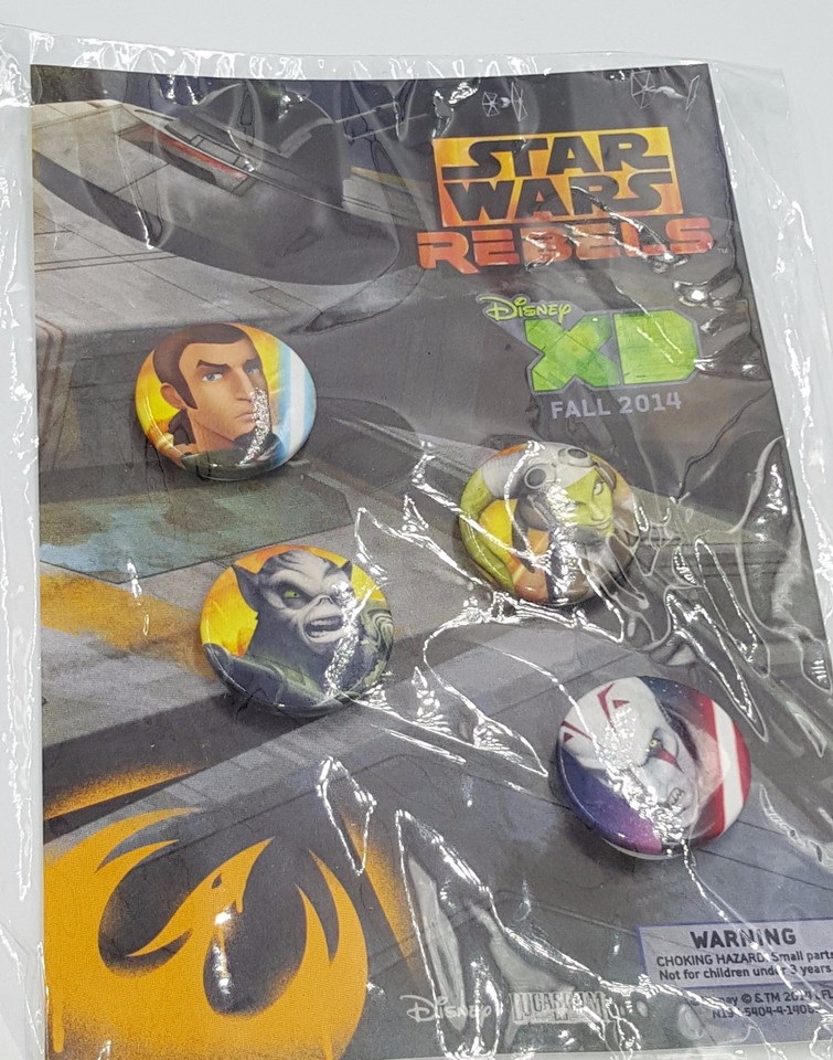 STAR WARS & Star Wars XD collectible Wikkeez, button pin and sticker ...