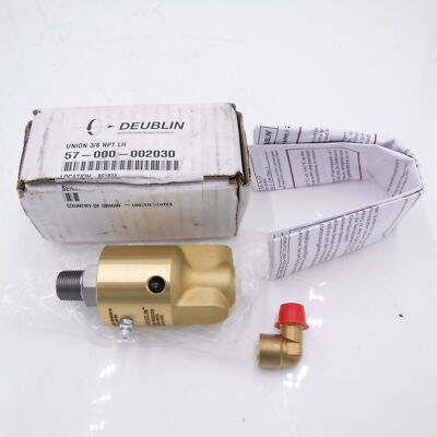 Deublin Union 3/8"MNPT LH Duoflow General Purpose Rotor 57-000-002030 ...