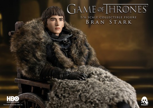 Threezero 1/6 Game of Thrones Bran Stark Figure Isaac Hempstead w ...