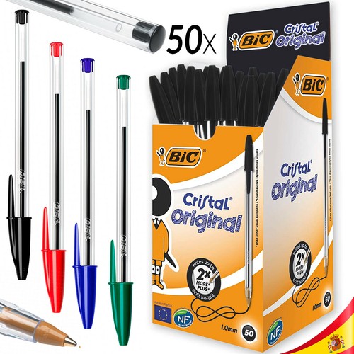 Box Of 400 Bic Crystal Ballpoint Pens Size 0.4Mm Polystyrene Tip | eBay