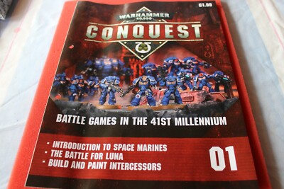 Games Workshop Warhammer 40000 Conquest Issue 1 New Magazine Only WH40K ...