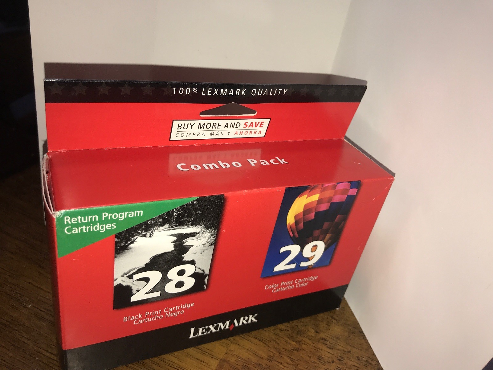 Lexmark 28 Black 29 Color Genuine Ink Cartridges For X5075 X5320 X5340 ...