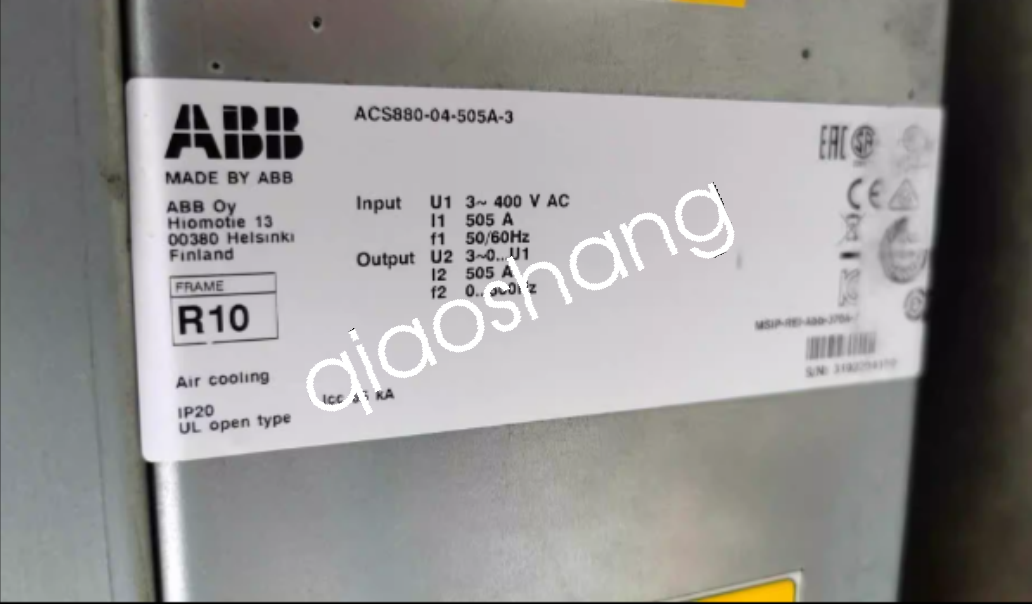 ACS880-04-505A-3 ABB Inverter Fast Shipping USED FedEx or DHL | eBay