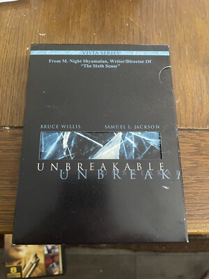 Unbreakable DVD (2 Disc Vista Series) 2001 Bruce Willis Samuel Jackson ...