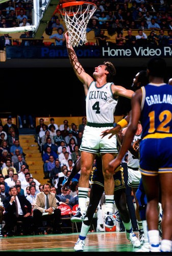 Jim Paxson Boston Celtics goes in for a Layup v Indiana Pa Basketball ...