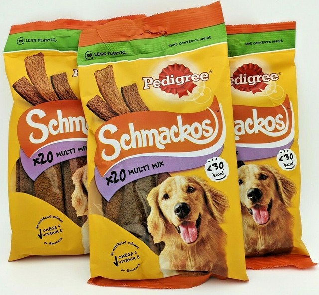 Pedigree Schmackos Dog Treats Meat Variety 20 Sticks for sale online | eBay