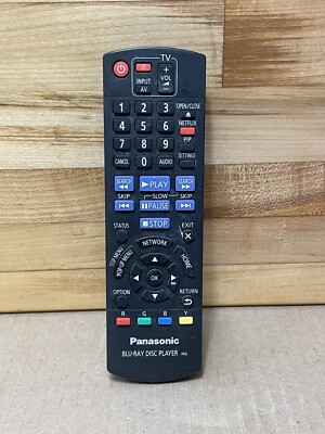 Panasonic Blu-Ray Disc IR6 Player Remote Control Pre Owned Tested | eBay