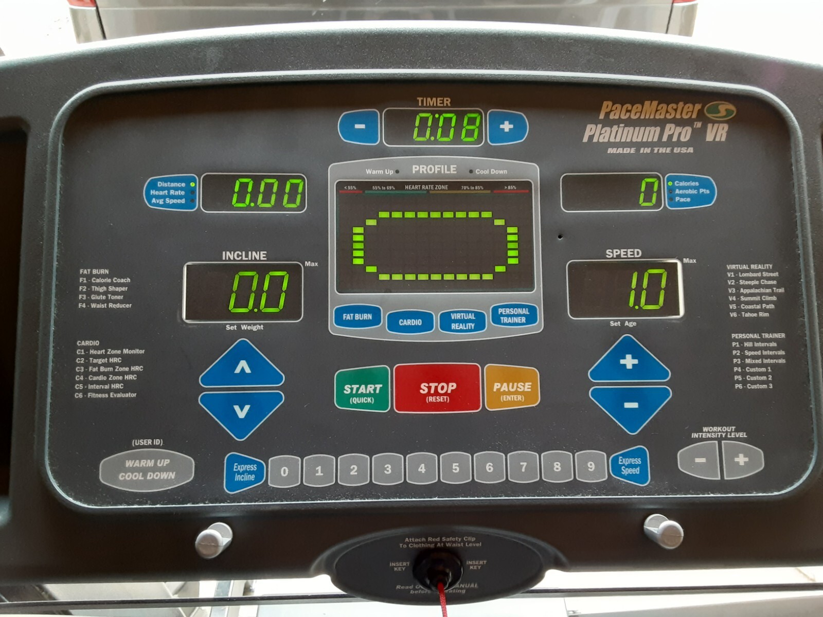 PaceMaster - Platinum Pro VR - Console - Works - Tested - Gray | eBay