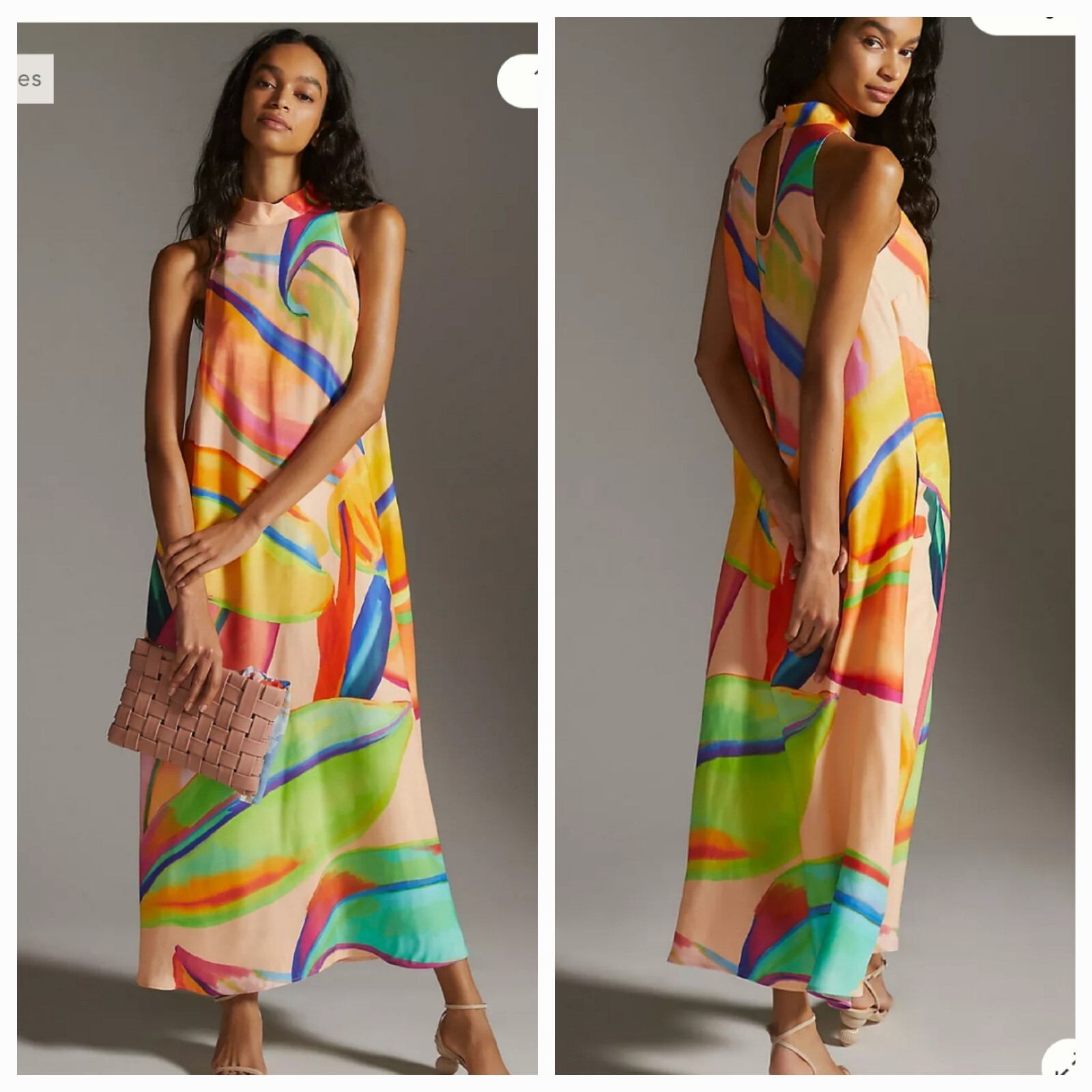 XL Farm Rio Halter Maxidress - Gem