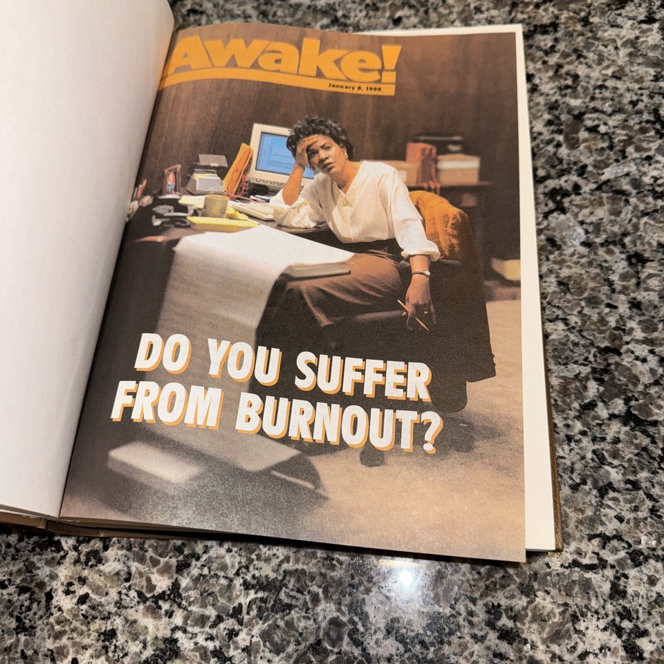 Jehovah's Witness Watchtower Awake! Bound Volume 76 Original ...