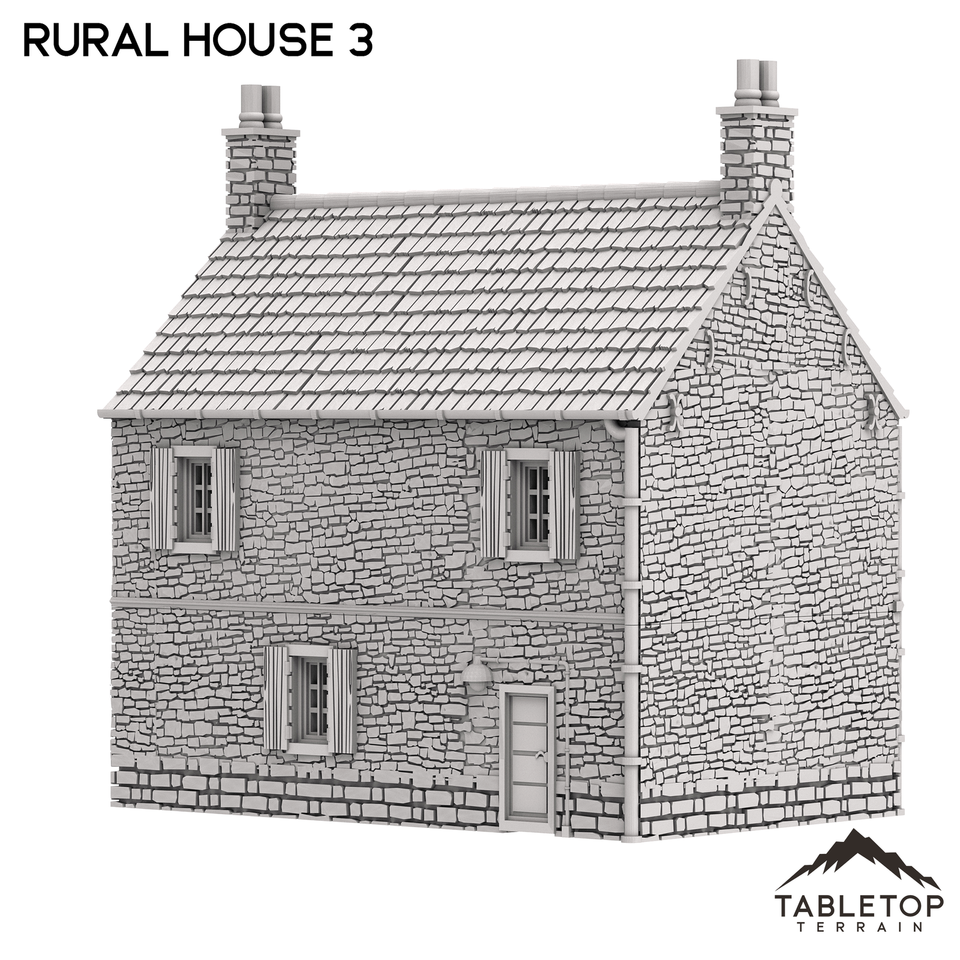 French Rural House 3 - WWII Wargame Tabletop Terrain | eBay