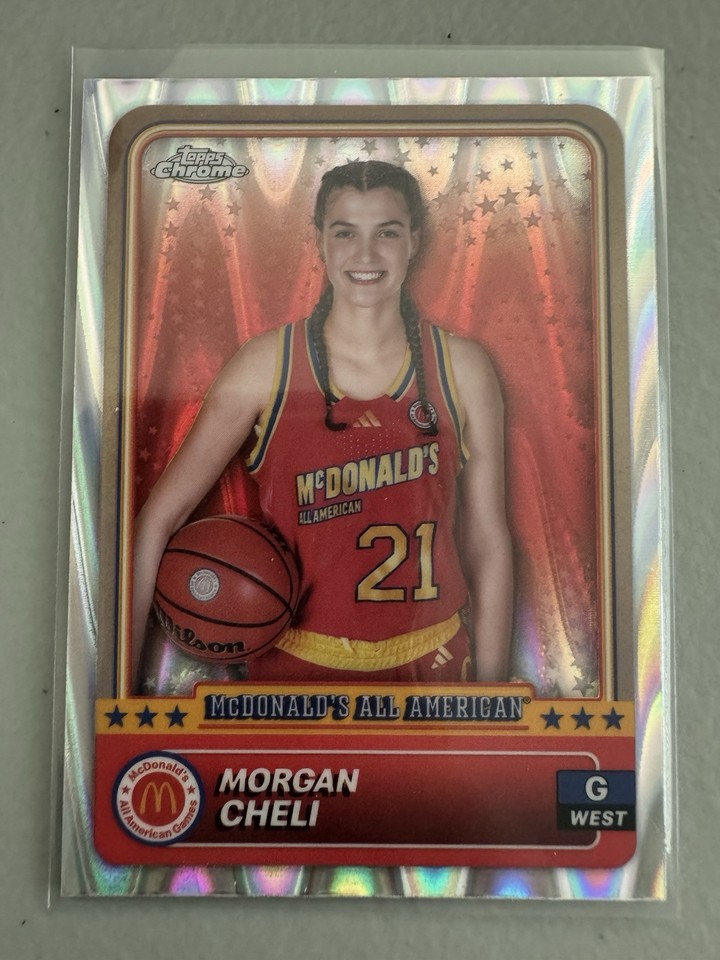 MORGAN CHELI 2024 Topps Chrome McDonald’s All-American #66 RayWave ...
